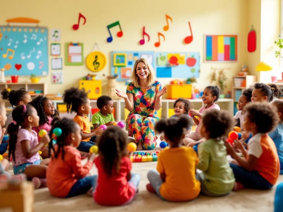 Découvrez le thème de la musique en maternelle